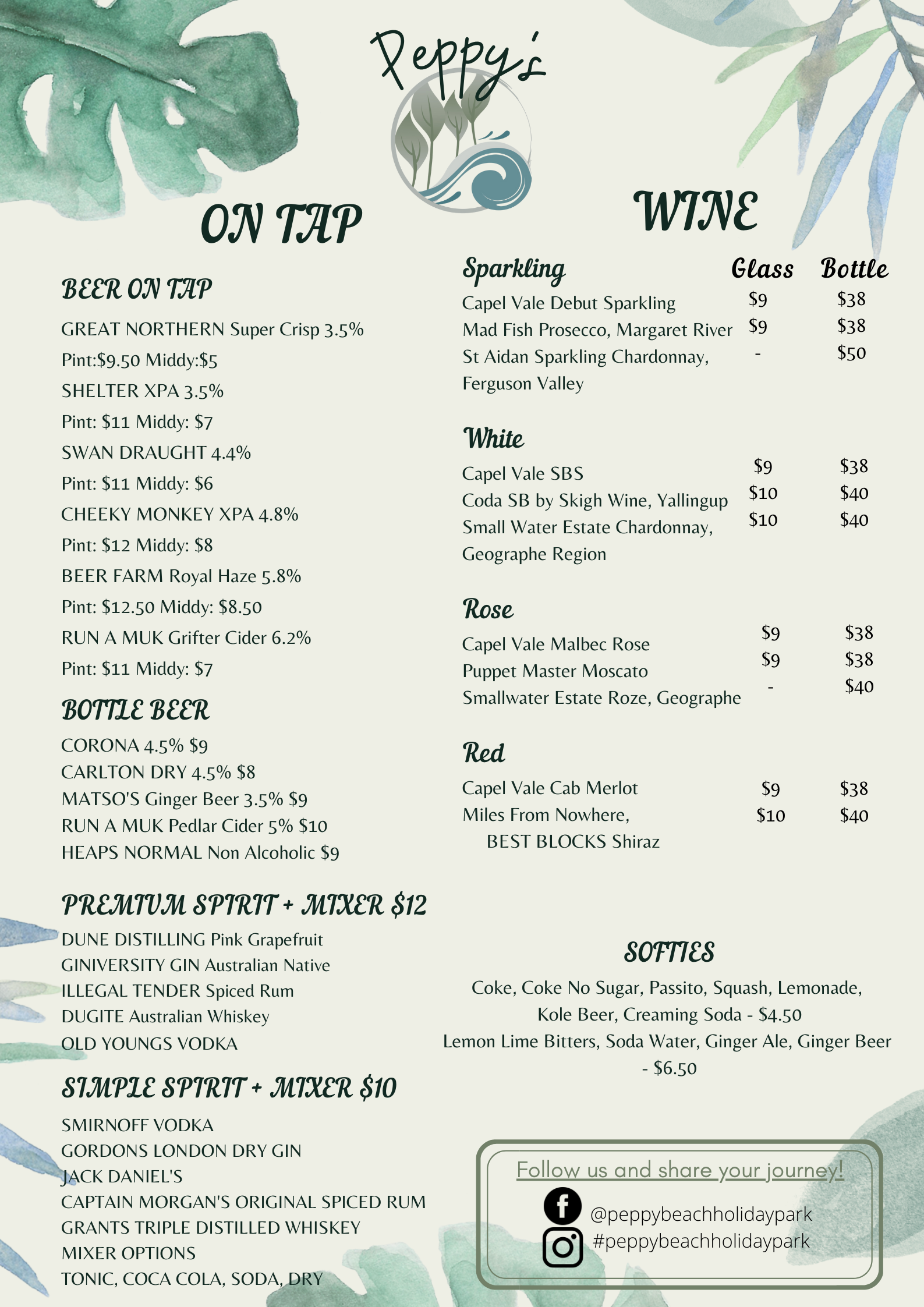 Bar & Restaurant - Peppermint Grove Beach Holiday Park