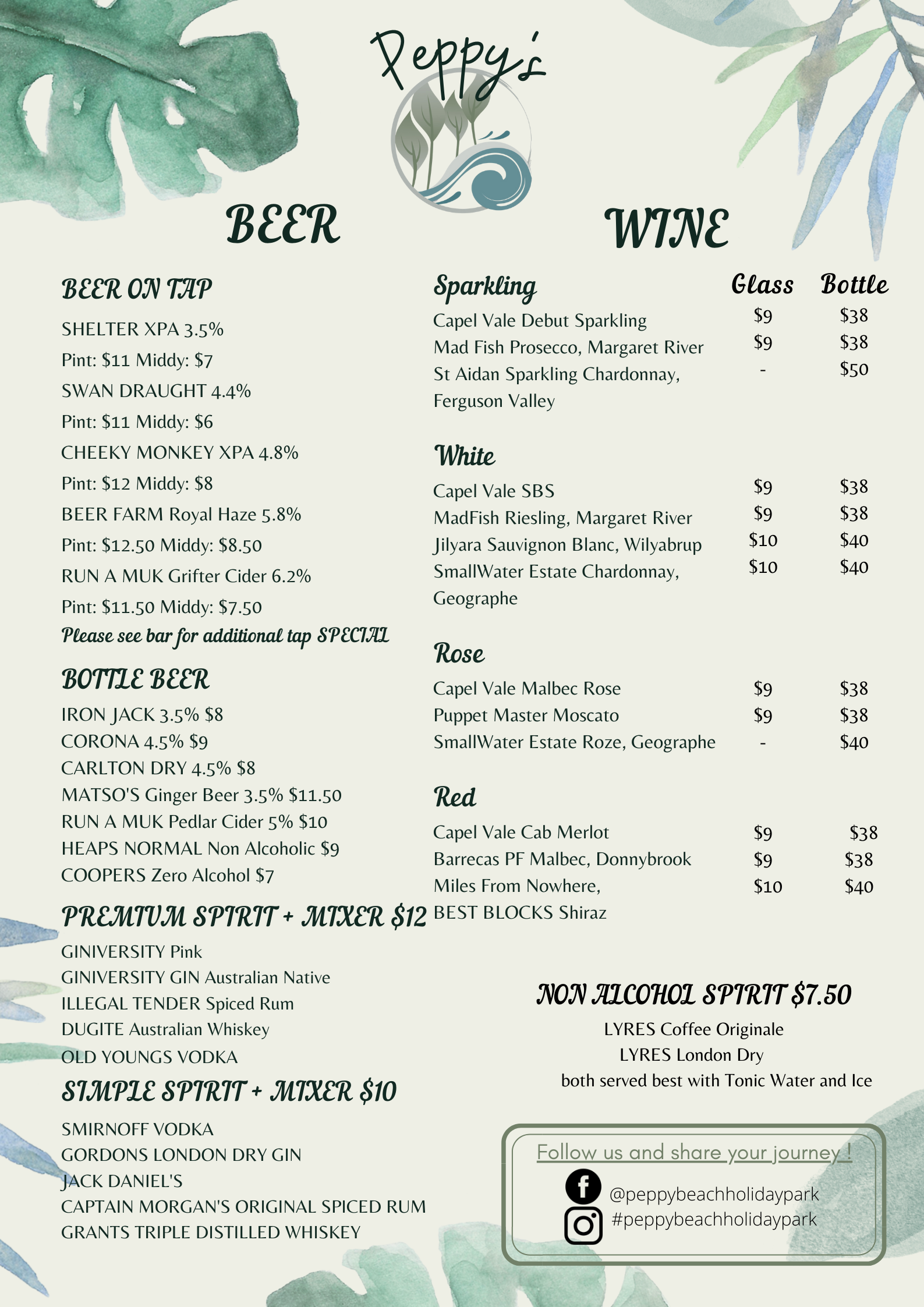 Bar & Restaurant - Peppermint Grove Beach Holiday Park